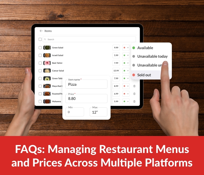 FAQs: Handling Restaurant Menus & Prices on Multiple Channels