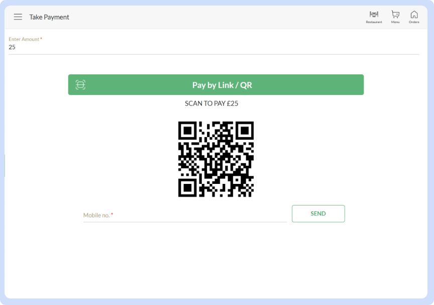POS features - Pay by link | Offer secure and convenient remote payments.