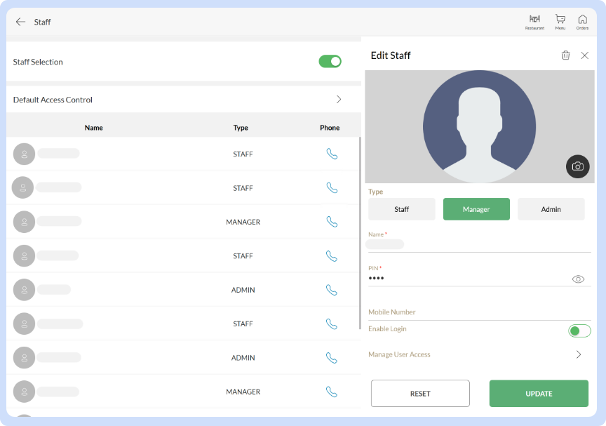POS features - Role management | Control access and responsibilities ...