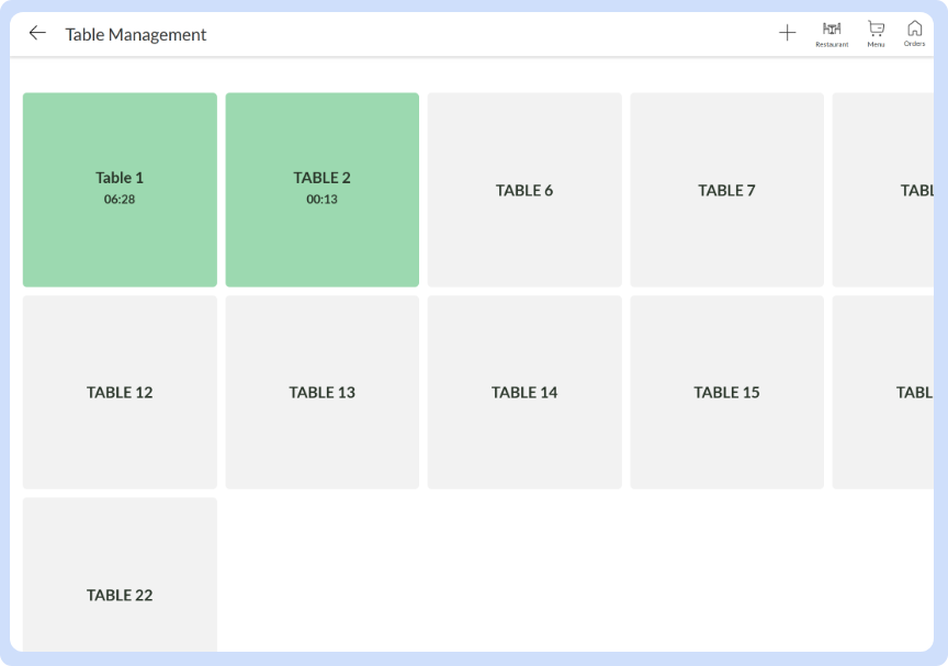 POS features - Table Management | Organise and optimise your dine-in ...